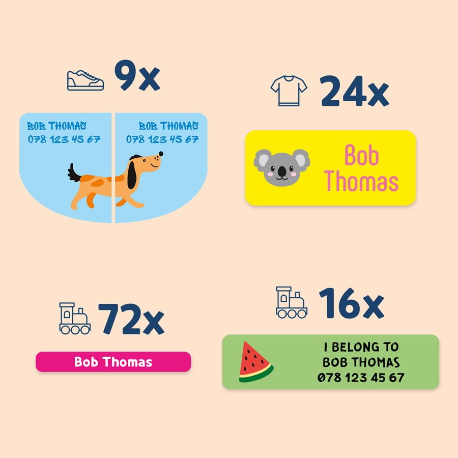 Labelling school supplies: our back-to-school essentials! - Blog